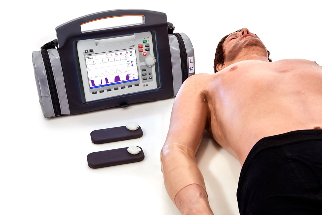 qubeC3 - EKG-Patientenmonitor Simulator - Shop SKILLQUBE